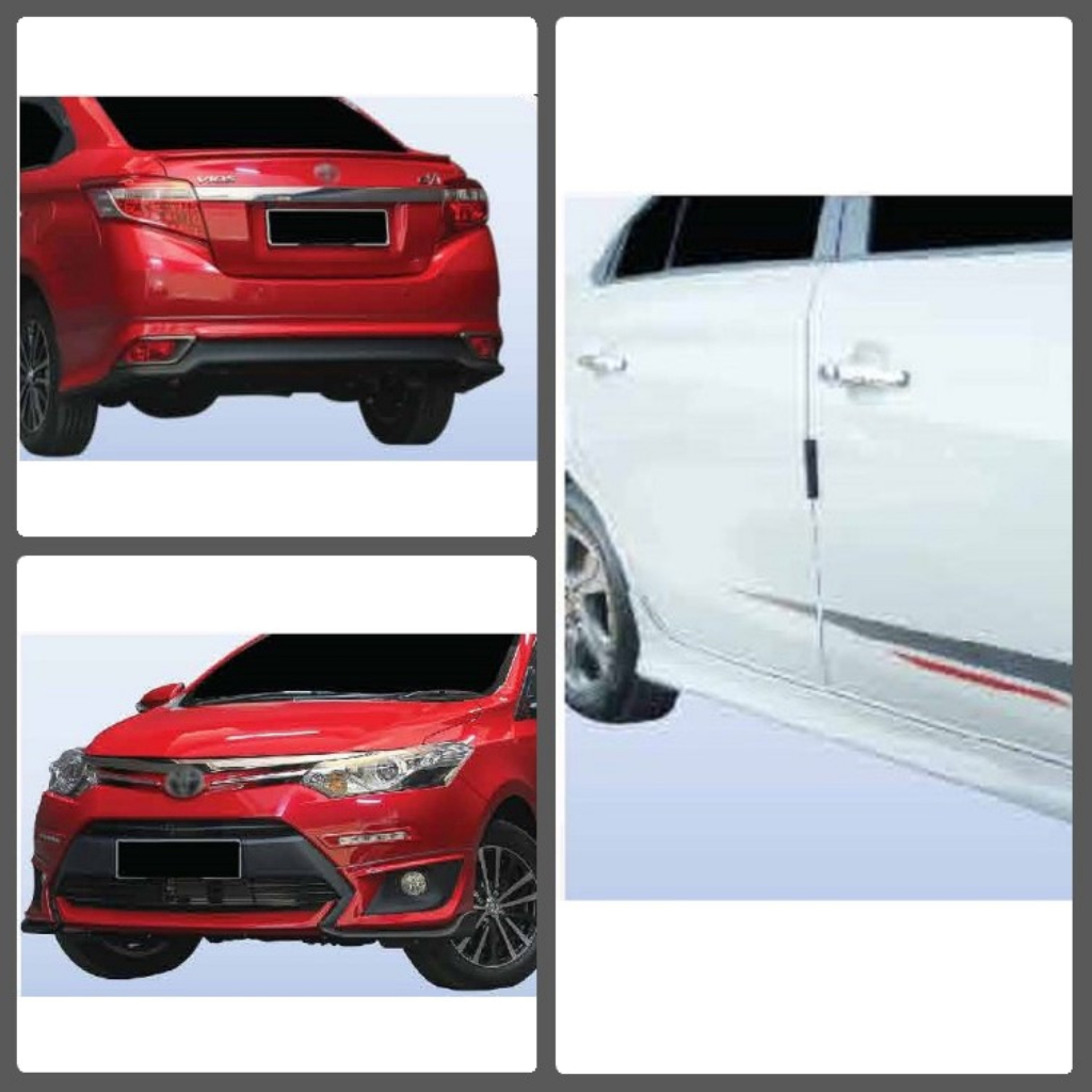 Toyota Vios 3rd Generation 2013 GX Skirting Body Kit PU Ready Stock ...