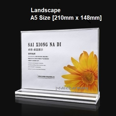 T-Shape Card Display Stand I T Shape Card Display Holder, Landscape ...