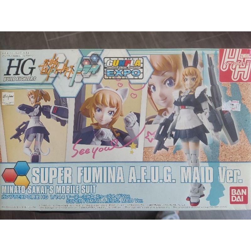Bandai HG 1/144 Super Fumina A.E.U.G Maid ver Model kit Gumpla Expo ...