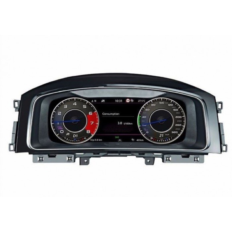 Volkswagen Golf Mk6 Mk7 Mk7.5 scirocco Digital instrument cluster meter ...