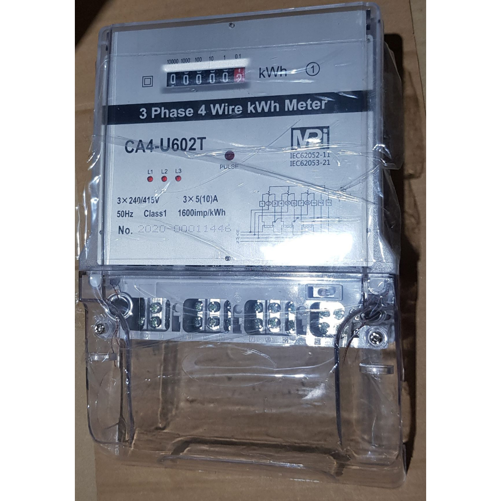 MPI 3Phase 4Wire kWh Meter | Shopee Malaysia