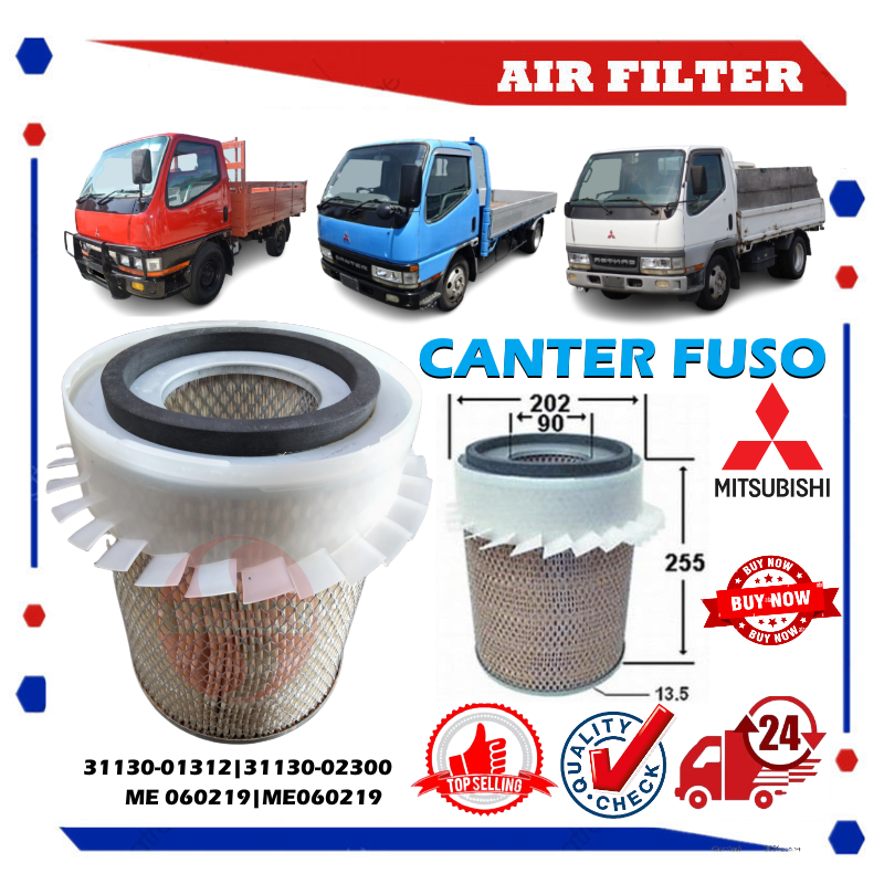 S2U Air Filter Mitsubishi Canter Fuso 31130-01312 31130-02300 ME 060219 ...