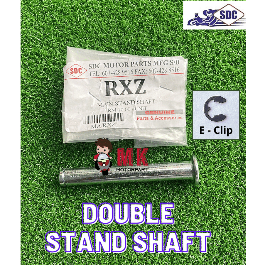 SHAFT Main Stand Yamaha RXZ Double Stand Sap Circlip / RXZ135 Catalyzer ...