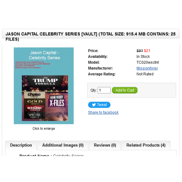 Jason Capital Celebrity Series [VAULT] (Total size: 915.4 MB Contains: 25 files) | Shopee Malaysia