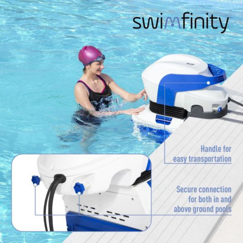 Bestway Swimfinity Swimming trainer machine Endless pool Swim Training ...