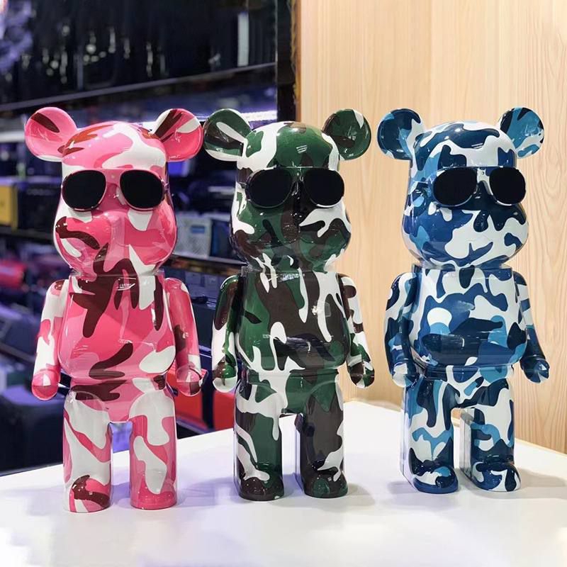 LS-02 21CM Bearbrick Wireless Portable Bluetooth Speaker TF card TWS ...