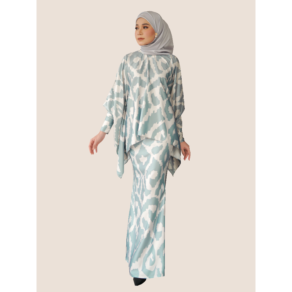 Daisy Kaftan - Mint Green By Zefiks | Shopee Malaysia