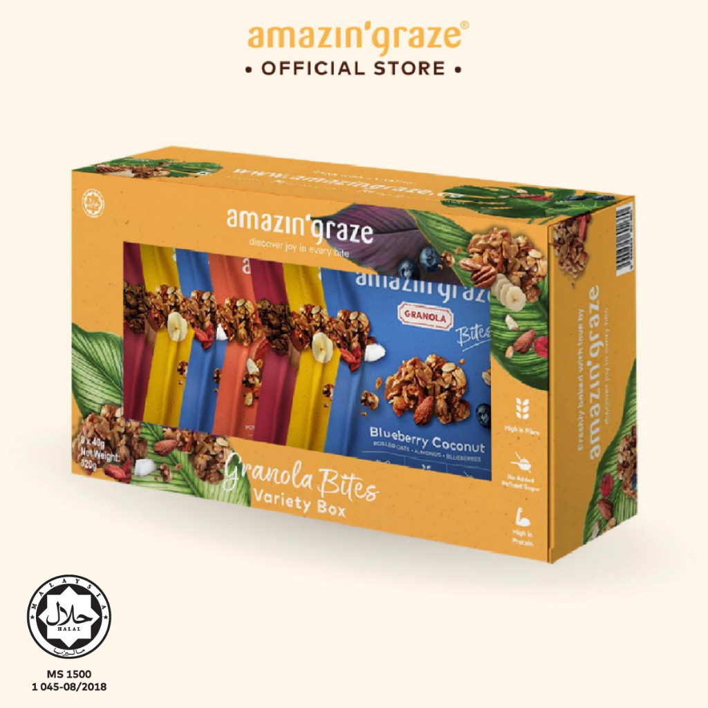 Amazin' Graze Granola Variety Box (8 x 40g) | Shopee Malaysia