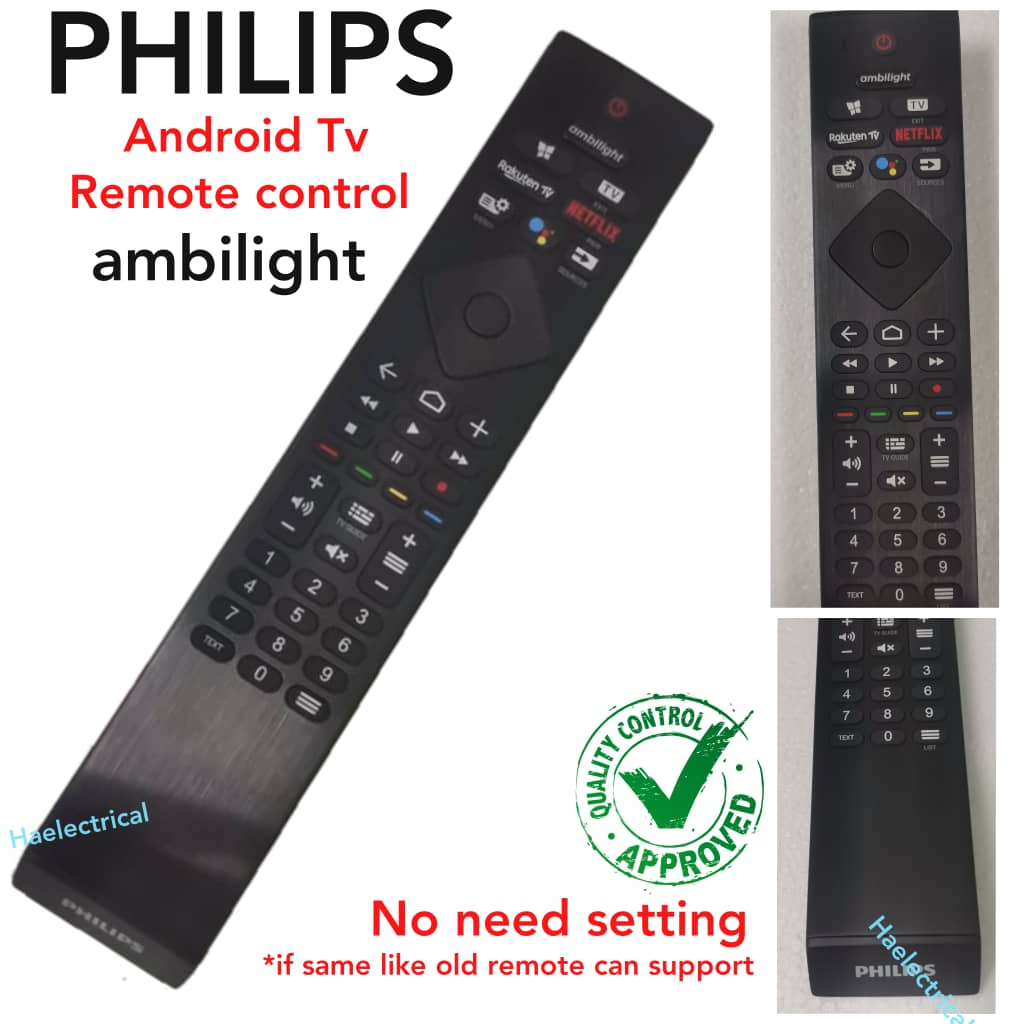 Philips Ambilight Tv Remote Control 65oled705 12 Replacement Shopee