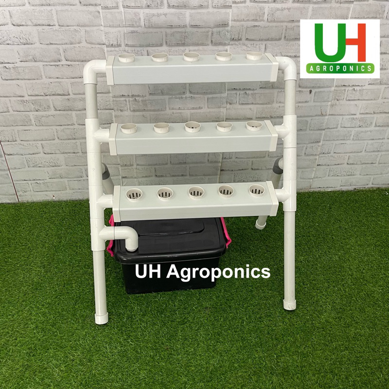 SET HIDROPONIK UHA-15P | HYDROPONICS SET WITH 15 HOLES | Shopee Malaysia