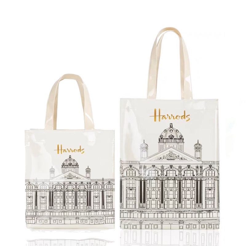 Harrods PVC Shopper Bag Small Size Medium Size | Shopee Malaysia
