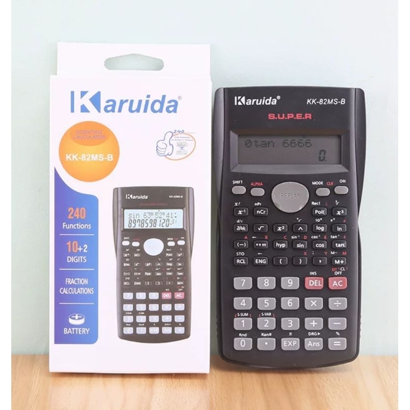 Karuida Scientific Calculator 82MS 240 Functions (Battery Included ...