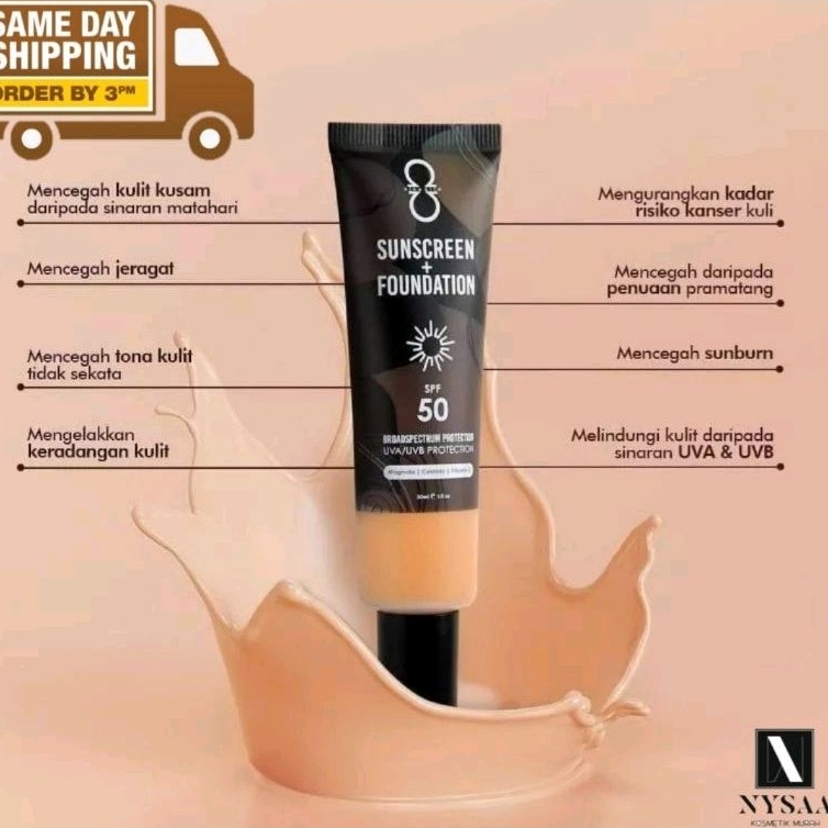 ORIGINAL HQ‼️ALHA ALFA SUNSCREEN FOUNDATION BY ALHA ALFA COSMETICS ...