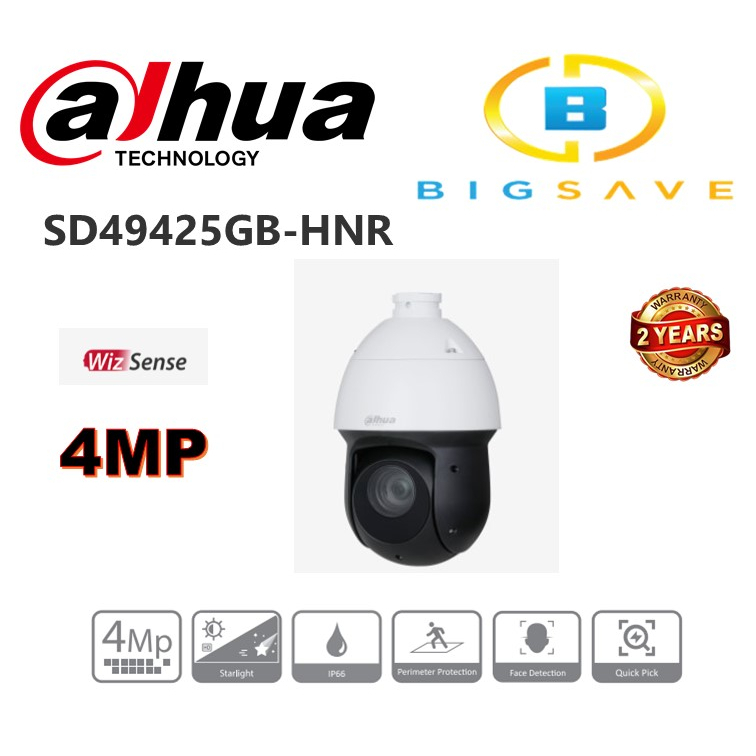 DAHUA 4MP SD49425GB-HNR 25X STARLIGHT IR NETWORK PTZ CAMERA | Shopee ...