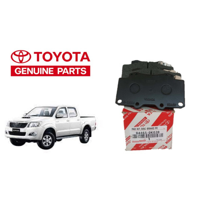 Toyota Disc Brake Pad Front 04465-0K020 0K340 35290 Hilux Vigo KUN25 ...