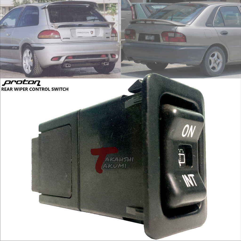 Proton Wira Aeroback Satria GTI R3 SE (1992) Rear Wiper Control On Off ...