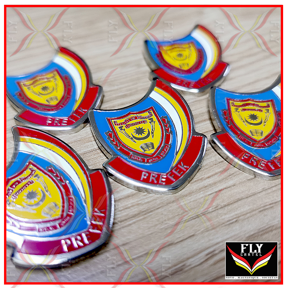 SDAR PREFEK Metal Badge with Safety Pin for your Shirt / Bag / Cap ...