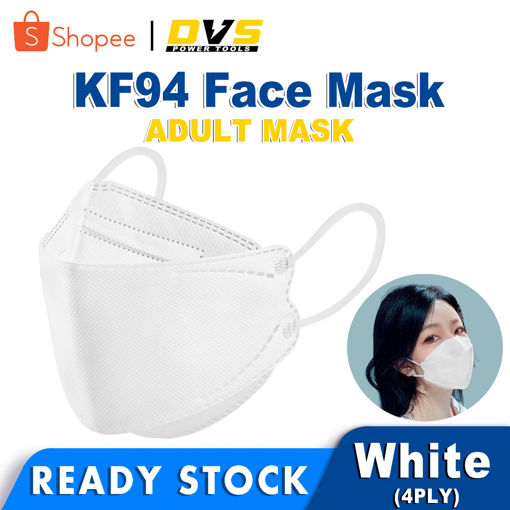 (Local Stock)50PCS KF94 Korean Mask Adult facemask KN95 3D Fish Mouth ...