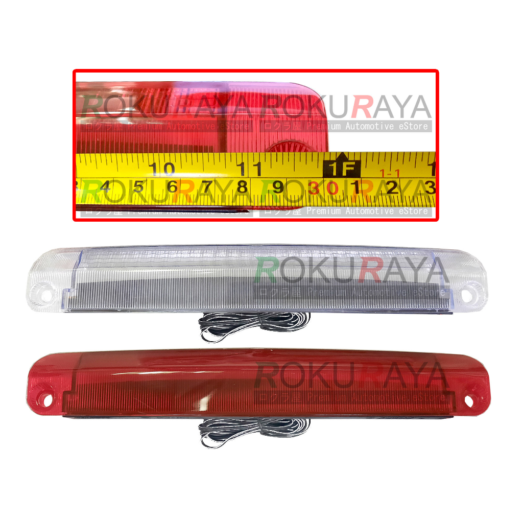 30.2cm 2Screw Holes Vios NCP93 TRD Sportivo Perodua Axia Spoiler LED ...