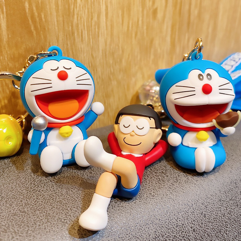 Cute Doraemon keychain/小叮当钥匙扣/cute Doraemon keychain/keychain cute ...