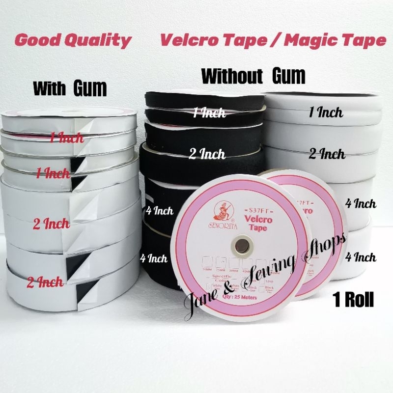 [ Roll ] Hook & Loop / Magic Tape / Velcro Tape / Tape Fasterner (with ...