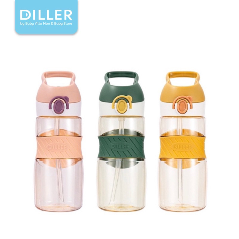 Diller PPSU Drinking Bottle-Straw/Direct Drink 520ml | Shopee Malaysia