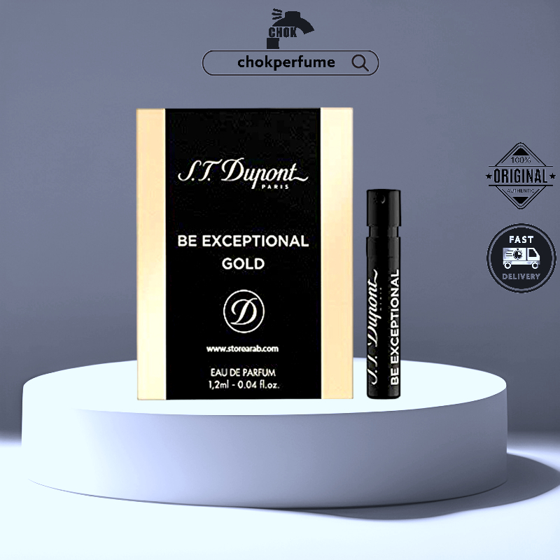 ST Dupont Be Exceptional Gold EDP 1.2ml Perfume Sample Vial (M) | Shopee Malaysia