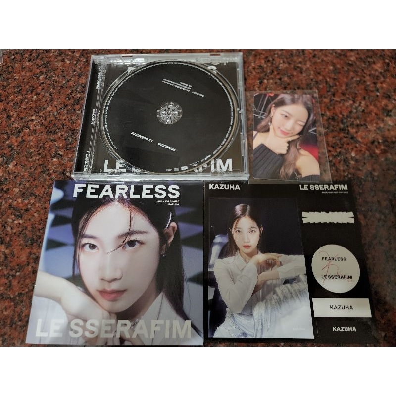 LE SSERAFIM Fearless Japan Album Lesserafim Ssera Sakura Chaewon Yunjin Kazuha Eunchae | Shopee ...