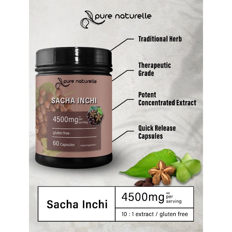 Sacha Inchi Capsule 60's High Quality Organic Product GMP | Shopee Malaysia