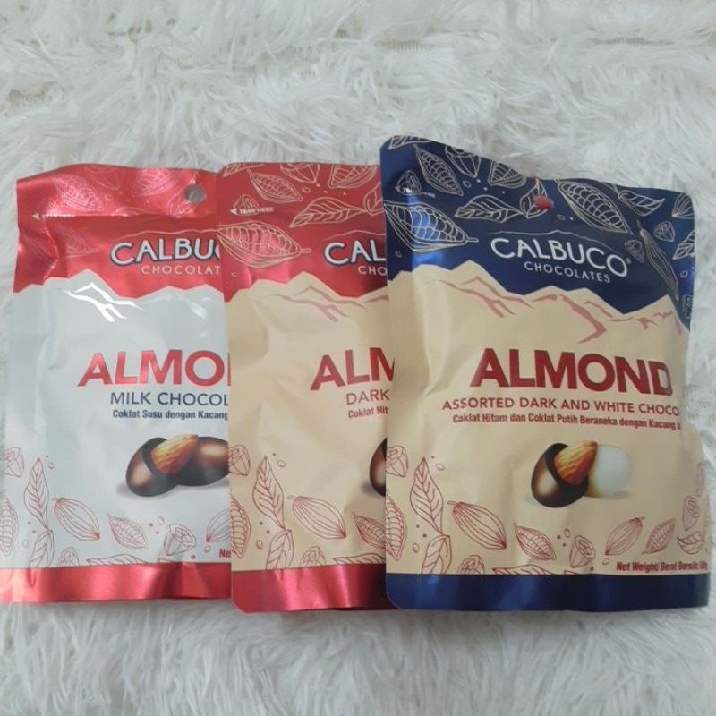 Calbuco Chocolates Almond Assorted Dark and White Chocolate Coklat ...