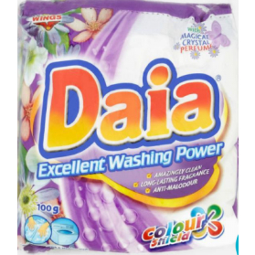 DAIA EXCELLENT WASHING DETERGENT POWDER 100gram EAU DE PARFUM LEMON ...