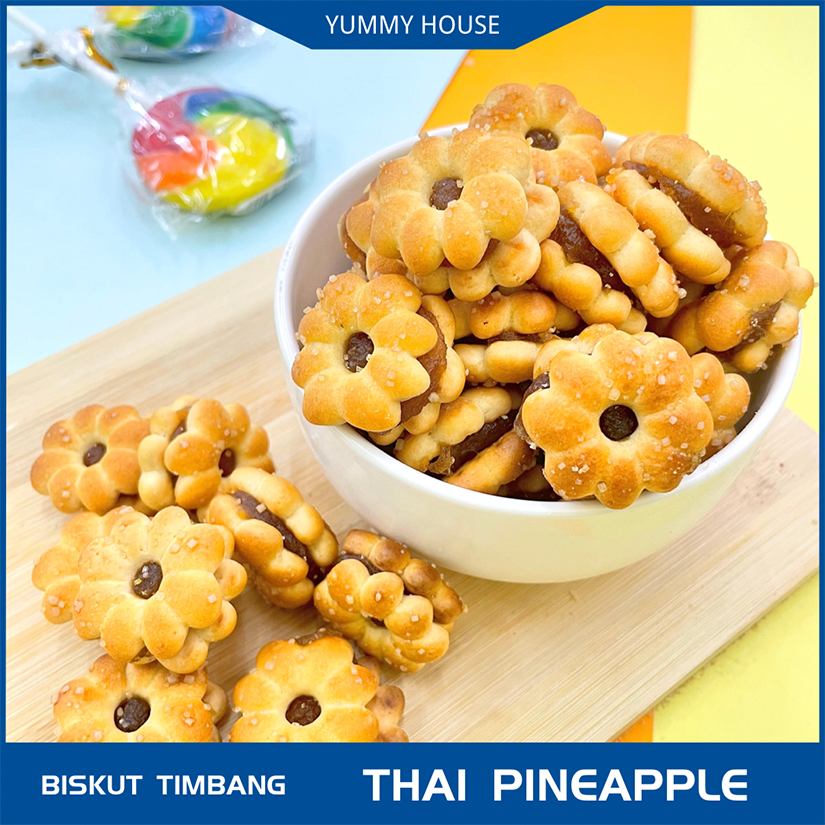BISKUT TIMBANG / BISKUT COCONUT PINEAPPLE JAM/ BISKUT NENAS/PINEAPPLE ...