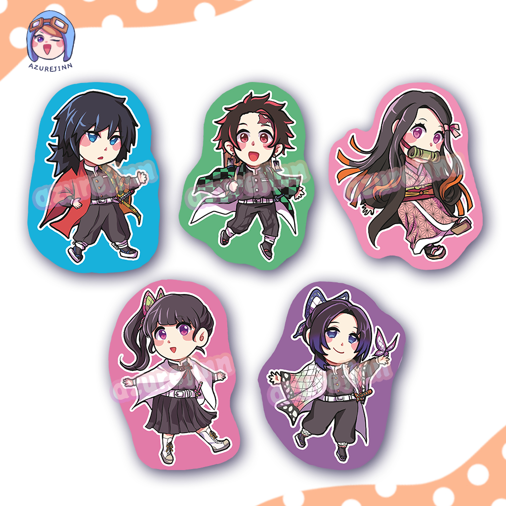 [🇲🇾 Ready Stock] Demon Slayer/Kimetsu no Yaiba Stickers [ Tanjiro ...