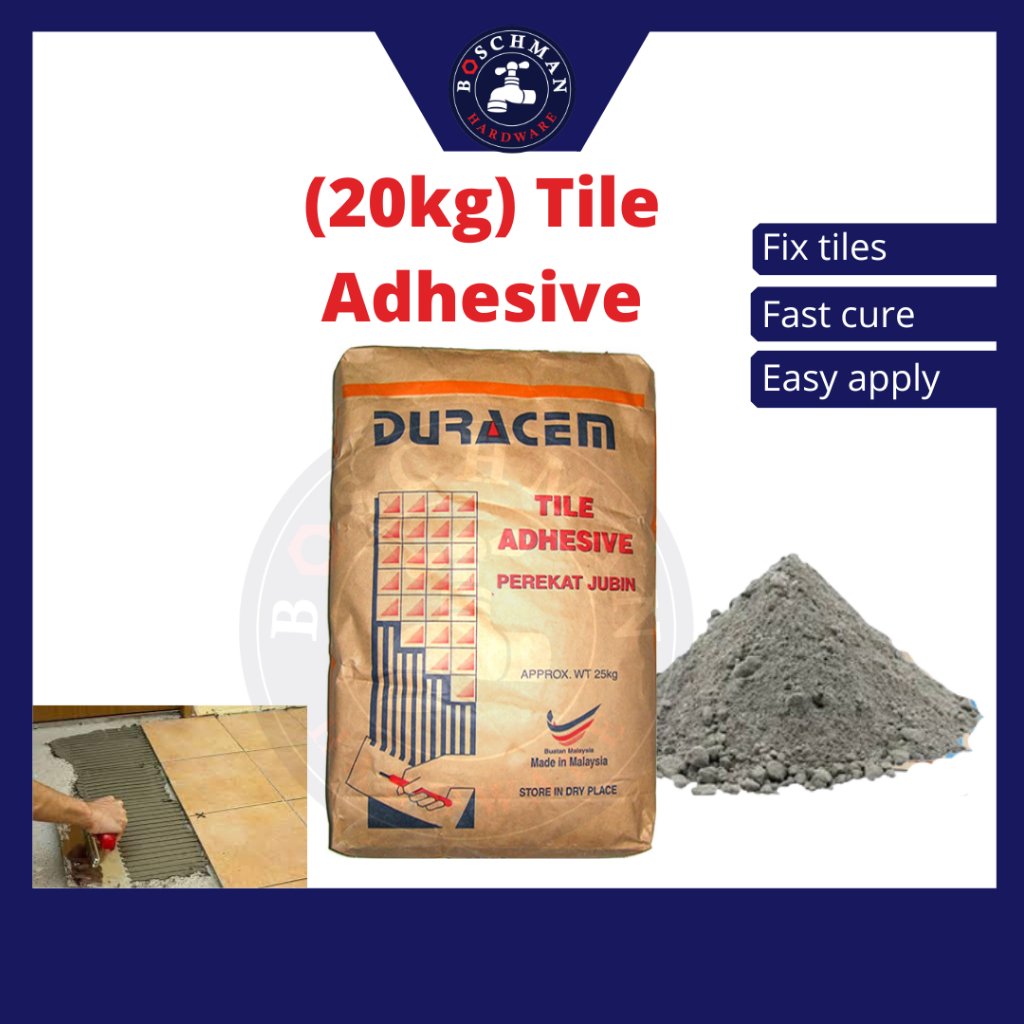 Duracem 20kg Tile Adhesive Cement Gum Adhesive Cement Simen Gam for ...