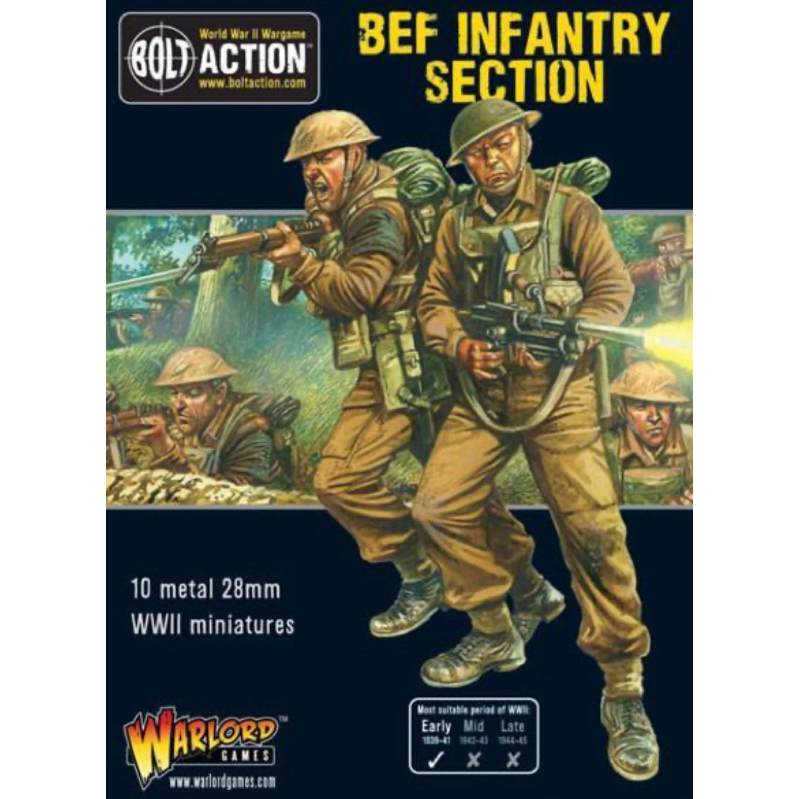 Bolt Action - British - BEF Infantry Section | Shopee Malaysia