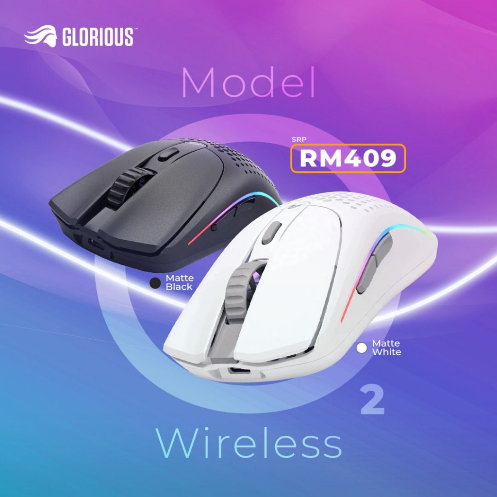 # GLORIOUS PC GAMING RACE - Model O 2 (Wireless) RGB Gaming Mouse ...
