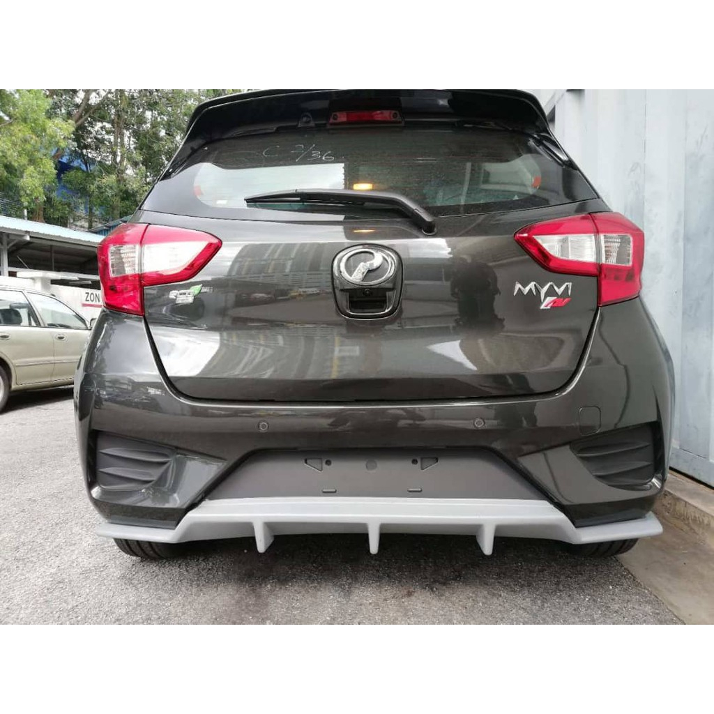 Perodua Myvi 3rd Generation 2018 Takero Rear Diffuser Body Kit PU Ready ...