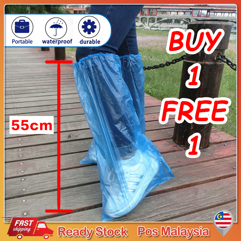 1pc Waterproof Rain Rainproof Foot Overshoes Disposable Raincoat ...