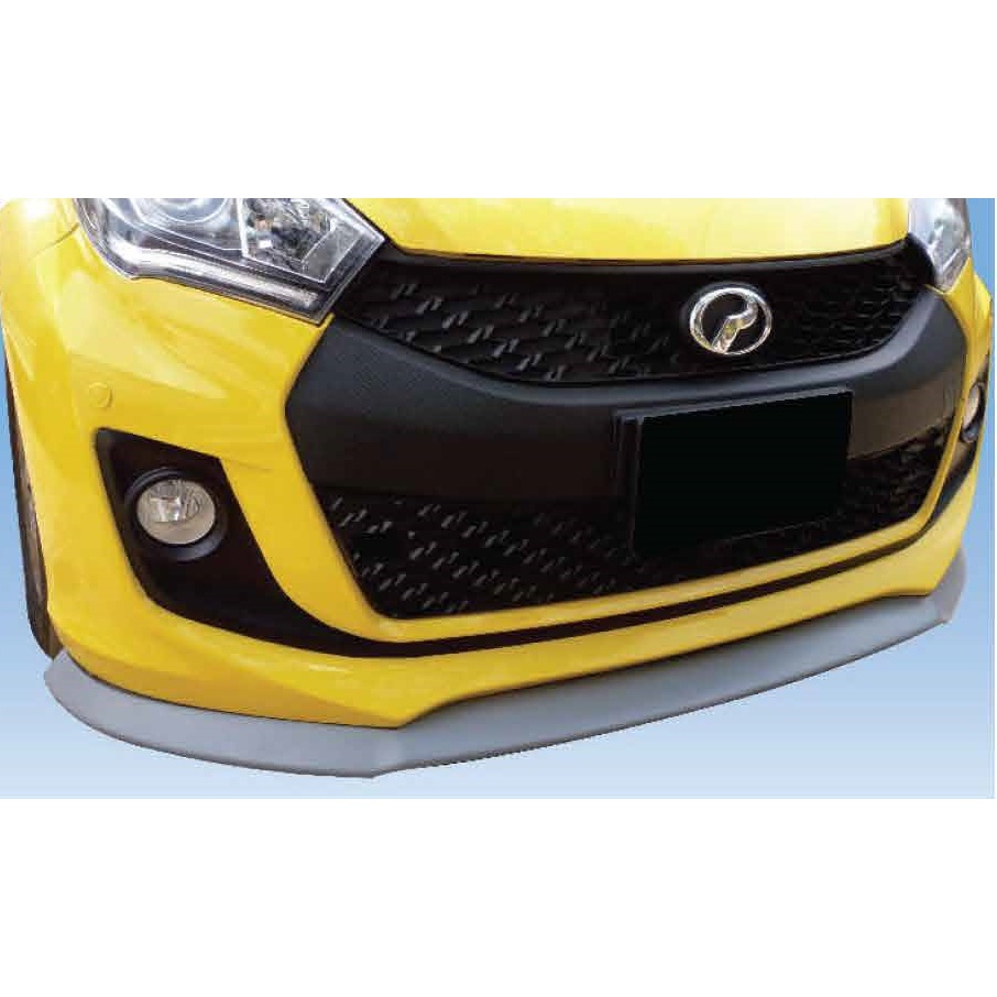 Perodua Myvi 2nd Generation 2015 SE Front V-Lip Skirting Body Kit PU ...