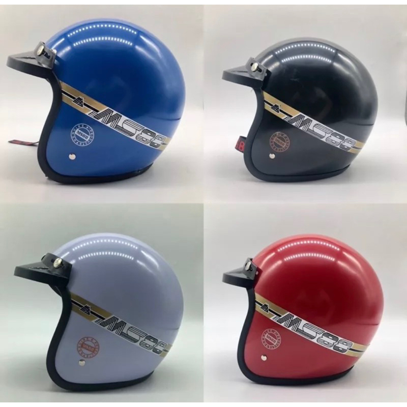 MS88 HELMET 🔥TALI TULISAN MERAH🔥SAFETY HELMET TOPI MOTOR MS 88 SGV BKP ...