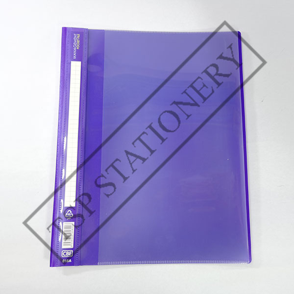 ORIGINAL CBE A4 SZIE MANAGEMENT FILE WITH A FULL POCKET 818A / PVC ...