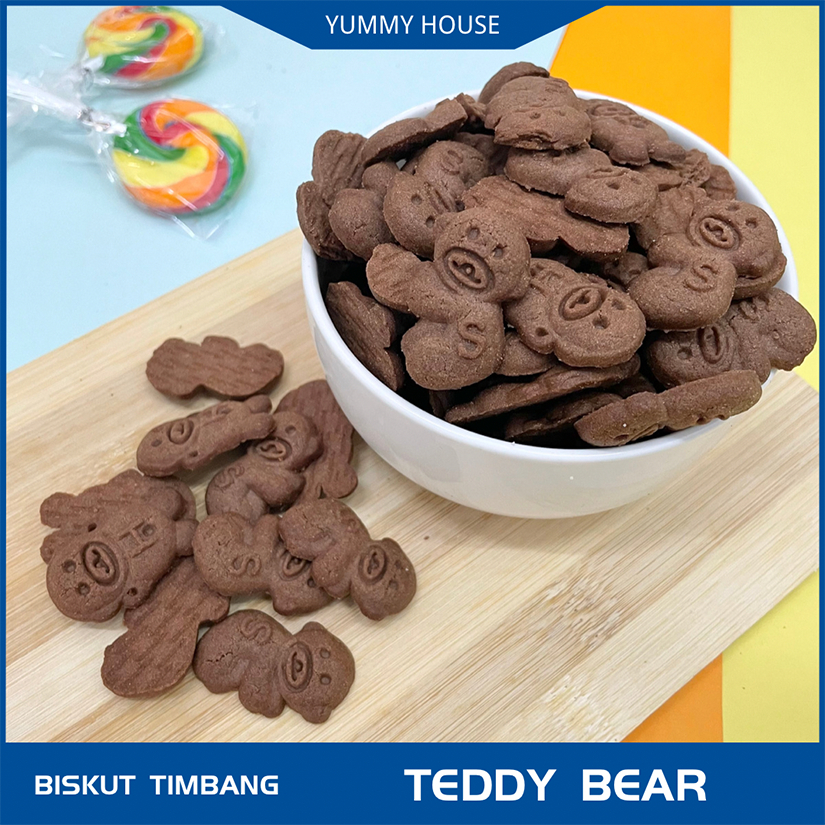 BISKUT TIMBANG / HUP SENG BISCUITS TEDDY BEAR/ BISKUT BEAR/ BEAR ...