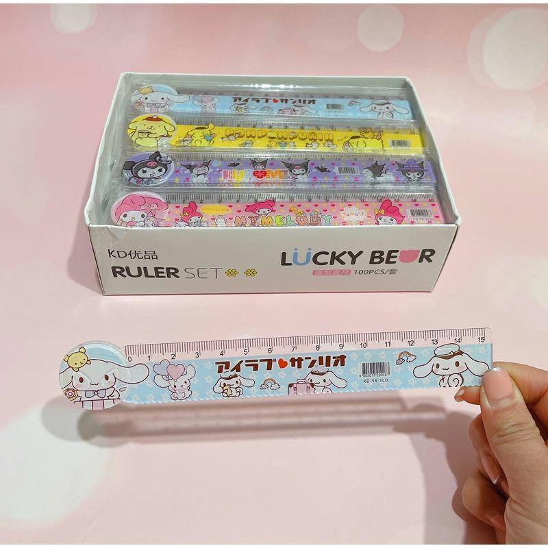 30cm Ruler Cute Folding Pembaris Cute Skala Lipat Cartoon Kartun ...