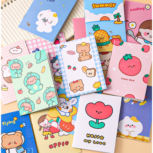 Cute Mini Note Pad Cartoon Memo Pad Buku Nota Kecil | Shopee Malaysia