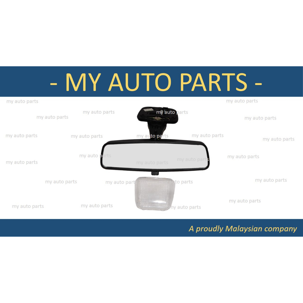 PERODUA KELISA / KENARI INTERIOR ROOM MIRROR (W/LAMP) | Shopee Malaysia