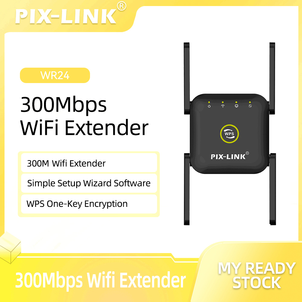 WiFi Repeater Wireless Wifi Extender 300Mbps Wi-Fi Amplifier 802.11N ...