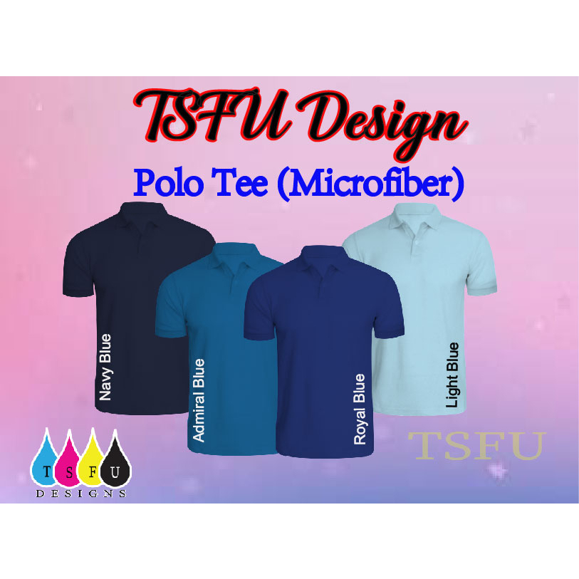 (MICROFIBER POLO - ADULT - SHORT SLEEVE) 衣服定制CUSTOM T-Shirt Printing ...