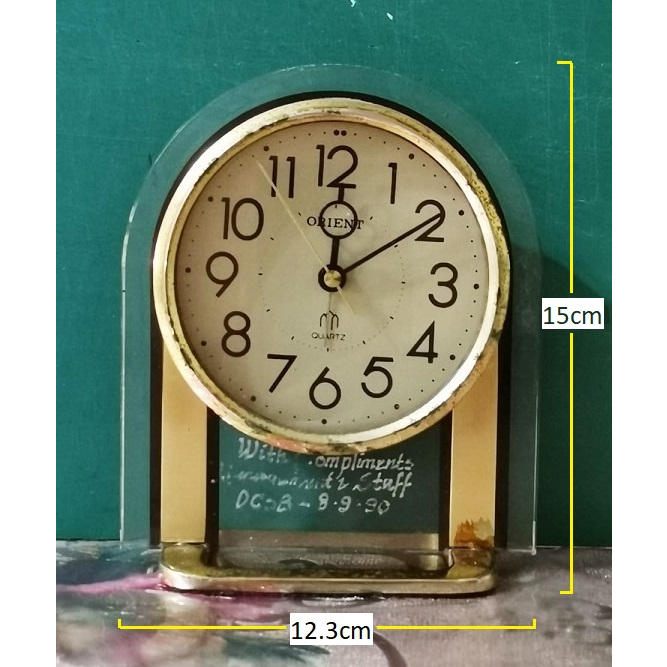 Antique Vintage Orient Table Clock. Jam Meja Antik | Shopee Malaysia