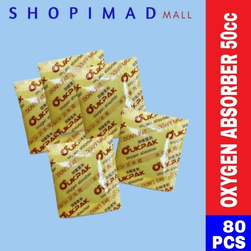 [80PCS] OXYGEN ABSORBER 50CC FOOD GRADE | PENYERAP OKSIGEN | PENGAWET ...