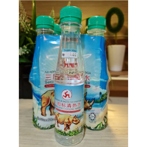 AIR PENYEJUK BADAN CAP KAKI TIGA三脚标清热水THREE LEGS COOLING WATER | Shopee ...